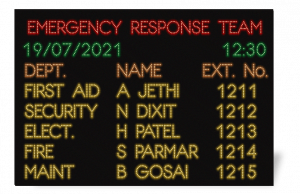 Led display board | display board | information display - Compucare India